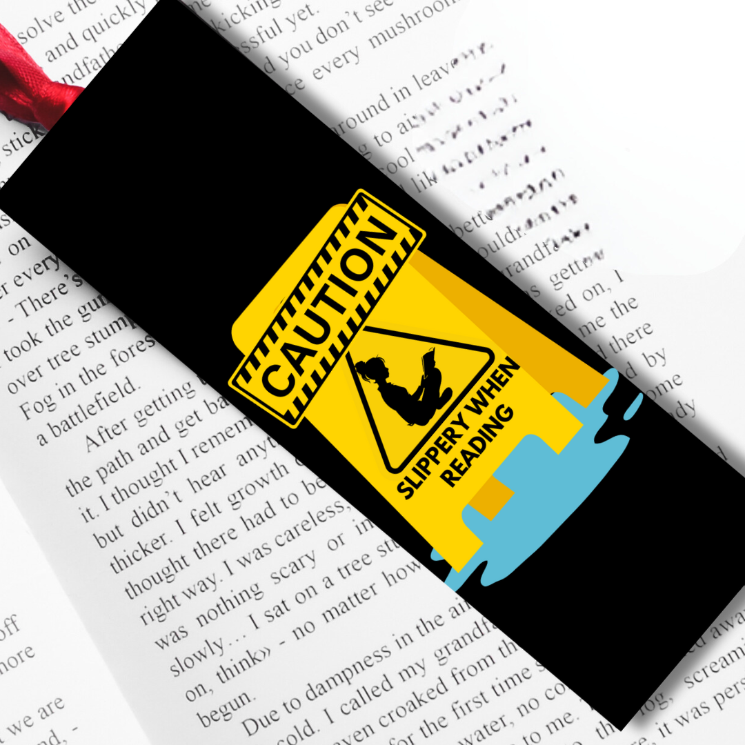 Spicy Bookmarks: "Caution, Slippery when Reading" – TuneeManee