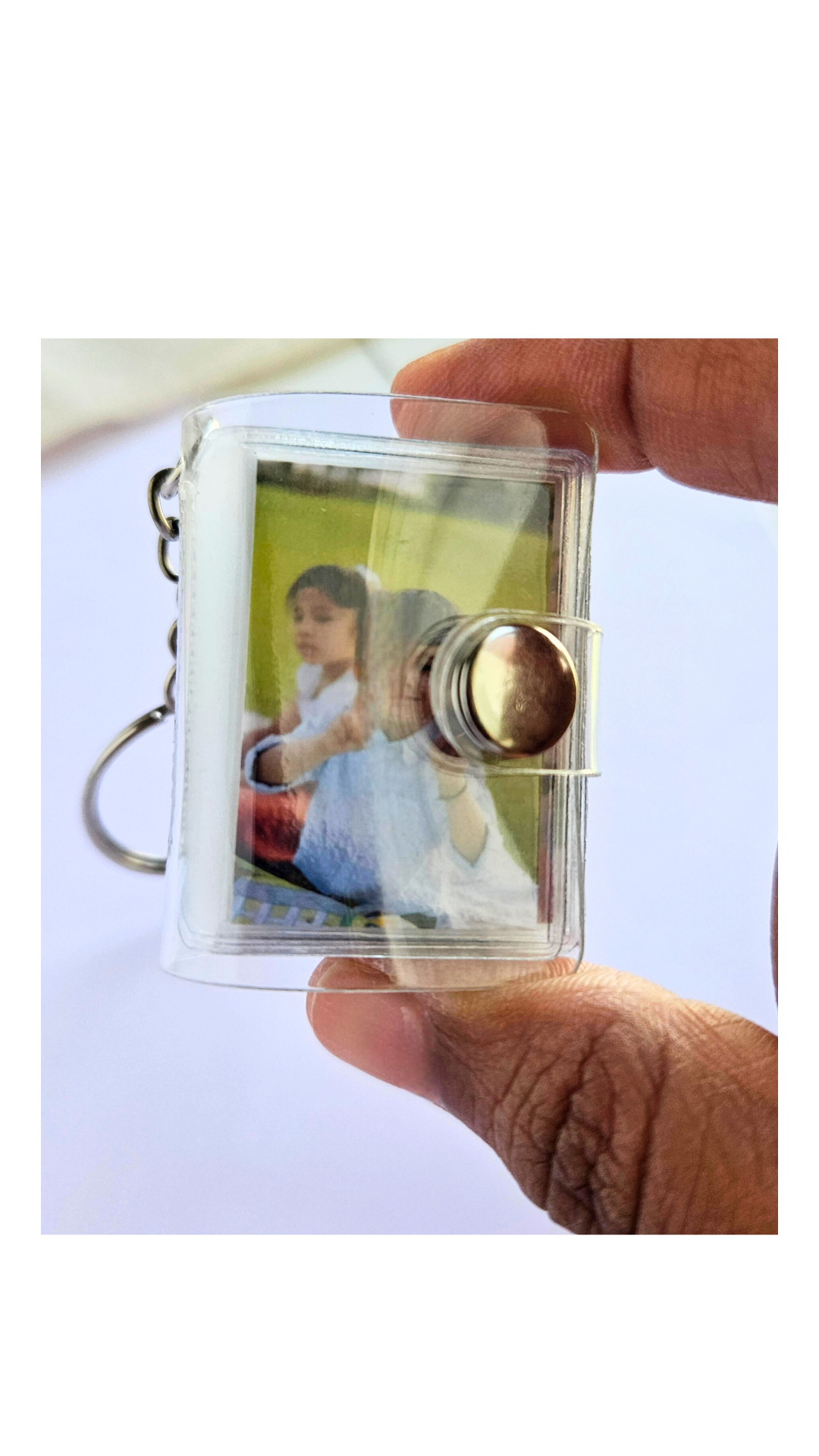 Personalized Mini Album - Custom Keychain Scrapbook (Holds 16 Photos ...